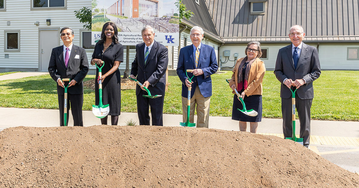 UK, USDA break ground on new forage research building | UKNow