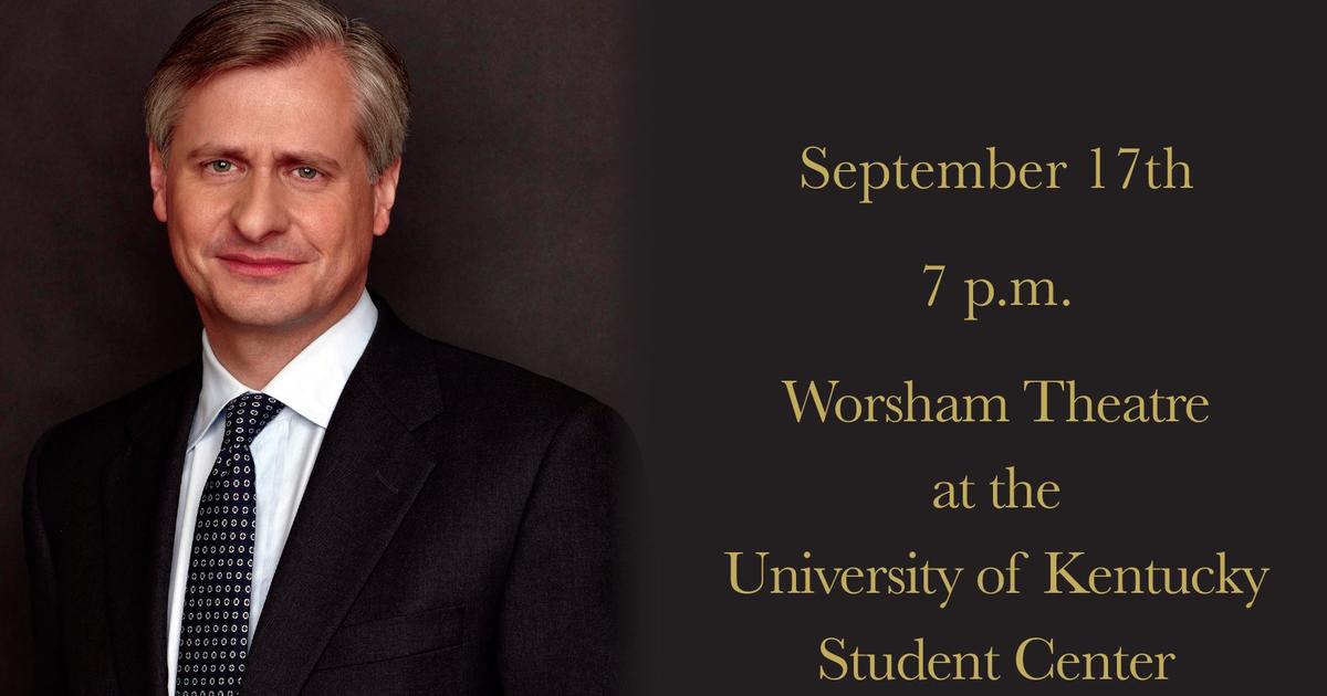 Celebrated Presidential Historian Jon Meacham to Speak at UK Sept. 17 ...