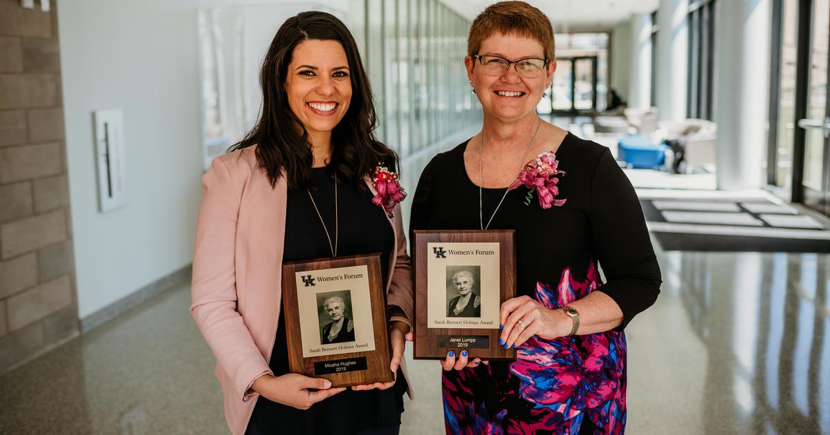 Sarah Bennett Holmes Award Presented | UKNow