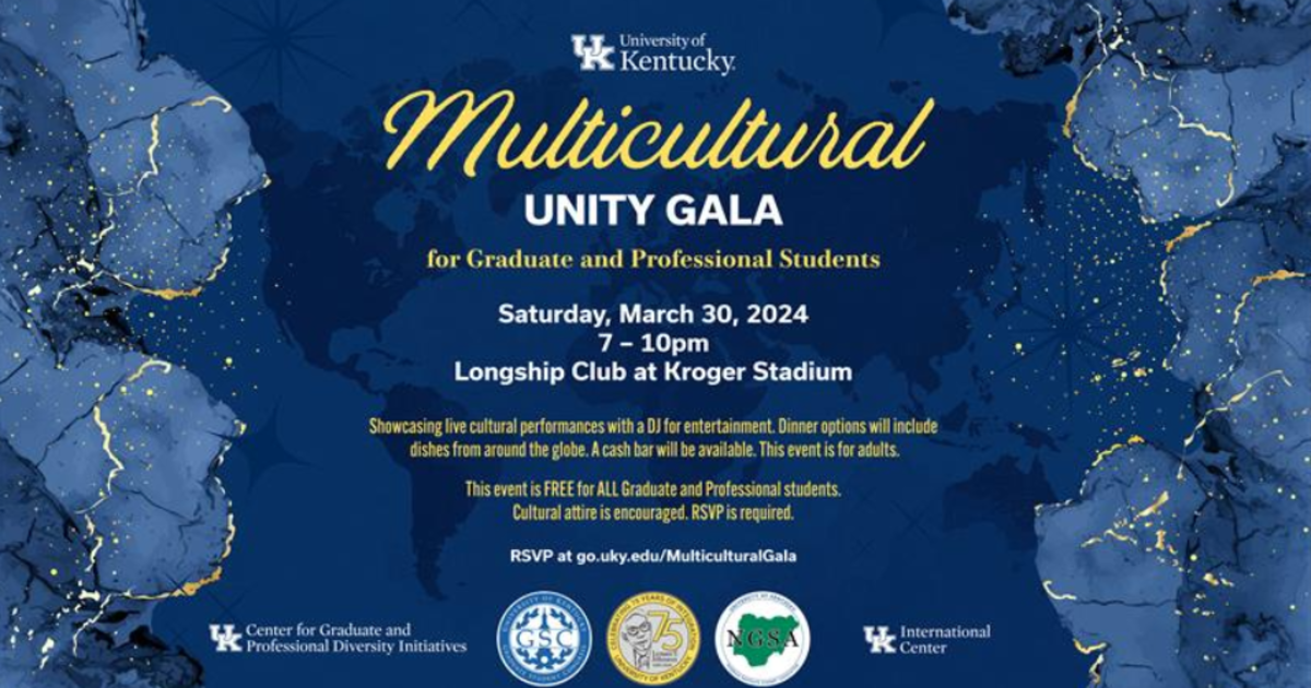 UK to host 1st Multicultural Unity Gala for graduate and professional ...