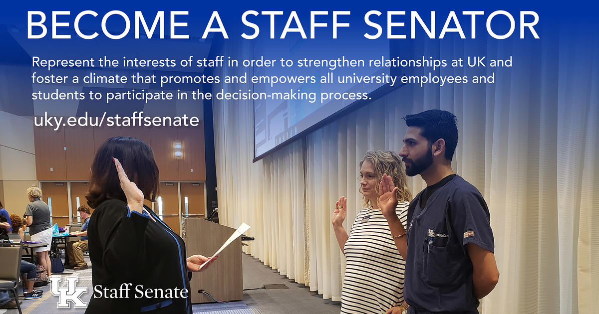 Staff Senate Elections: Nomination Period Open | UKNow