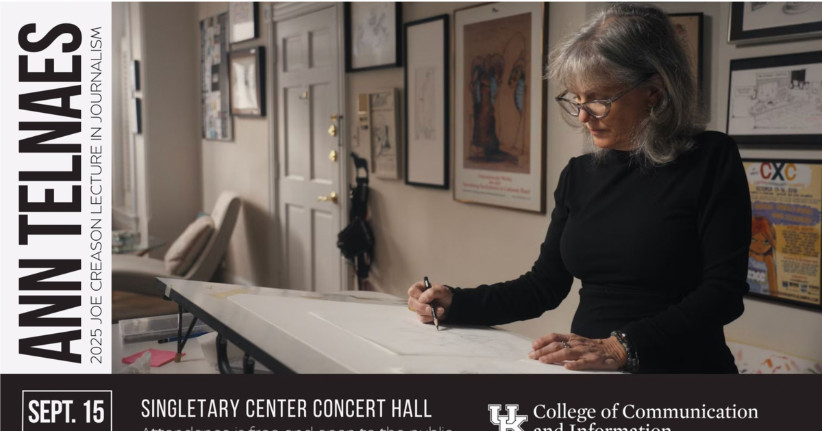 Ann Telnaes to deliver 2025 Joe Creason Lecture | UKNow