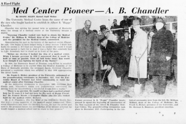 Ben Chandler III honors the legacy of his grandfather, A.B. “Happy ...