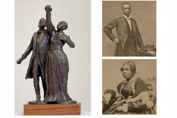 Monument honors the work of Lexington abolitionists Lewis and Harriet ...