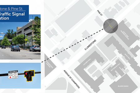 New high-intensity activated crosswalk system installed on campus | UKNow