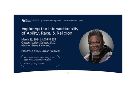 HDI, campus partners to host events featuring Lamar Hardwick | UKNow