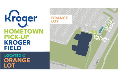 Kroger to offer online grocery pick-up service in stadium Orange Lot ...