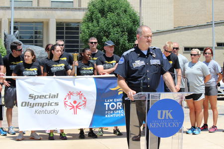 UKPD Hosted Special Olympics Kentucky Torch Run | UKNow